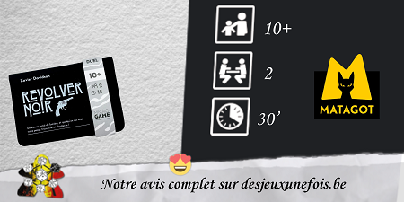 Microgames : Revolver Noir - Des Jeux Une Fois