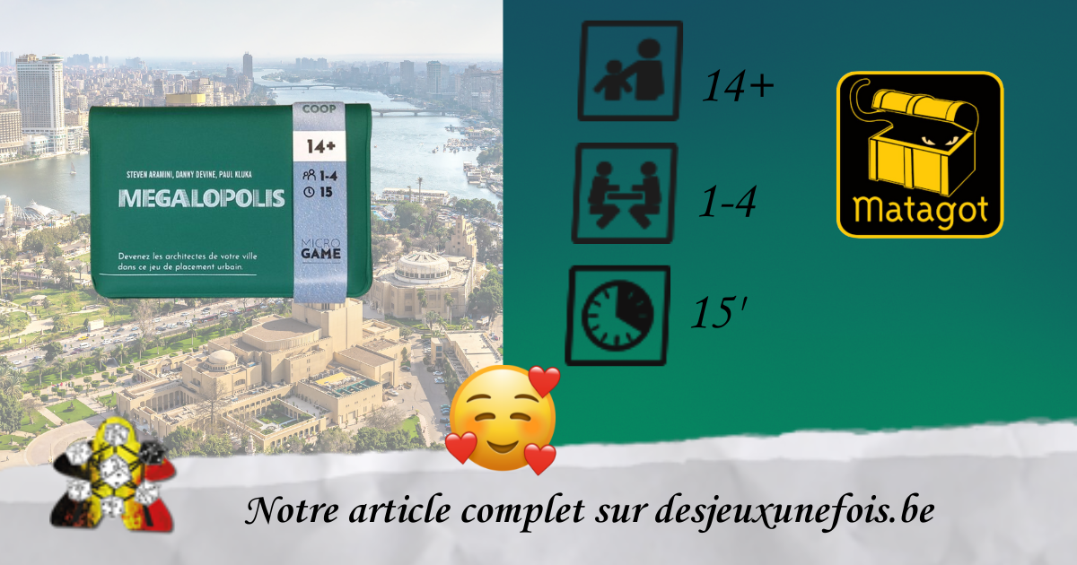 Microgames : Megalopolis - Des Jeux Une Fois